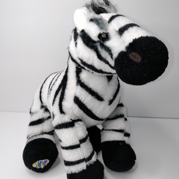 GANZ | Toys | Webkinz Plush Black And White Striped Zebra Stuffed ...